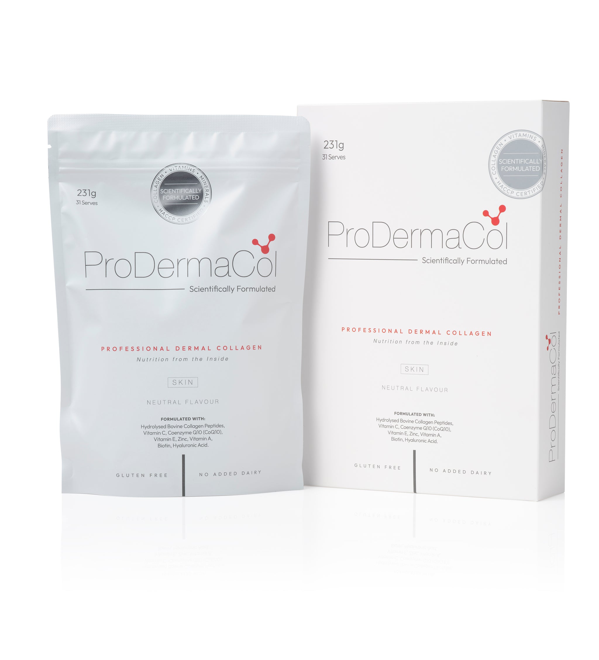 ProDermaCol Professional Hydrolysed Dermal Collagen 231g - NEUTRAL FLAVOUR